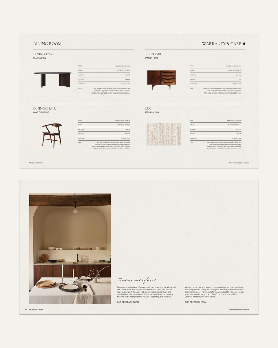 Client Handover Template – Casa Ren Studio
