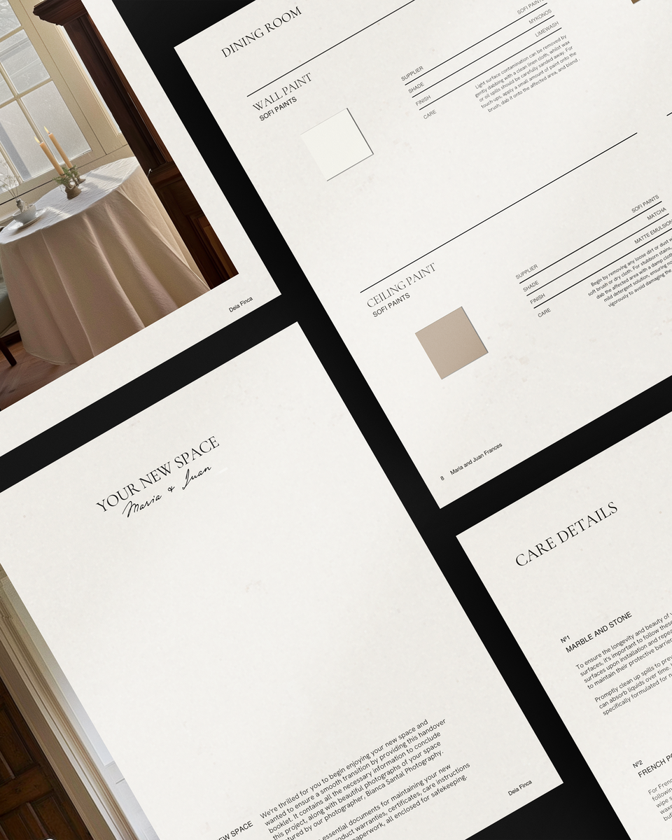 Client Handover Template – Casa Ren Studio