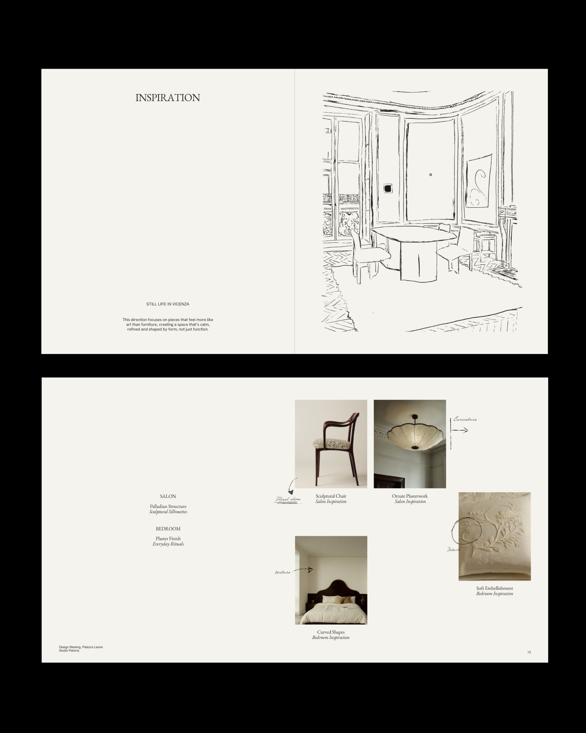 Interior Design Presentation Template - Casa Ren Studio
