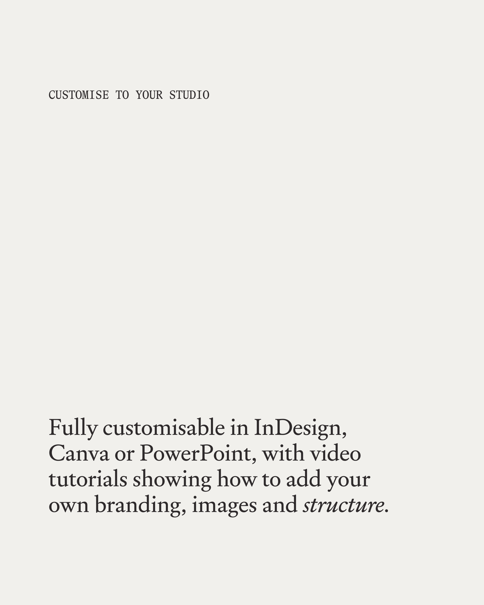 Introduction & Portfolio Template for Interior Designers - Casa Ren