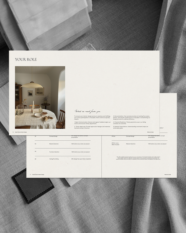 Welcome Guide Template – Casa Ren Studio
